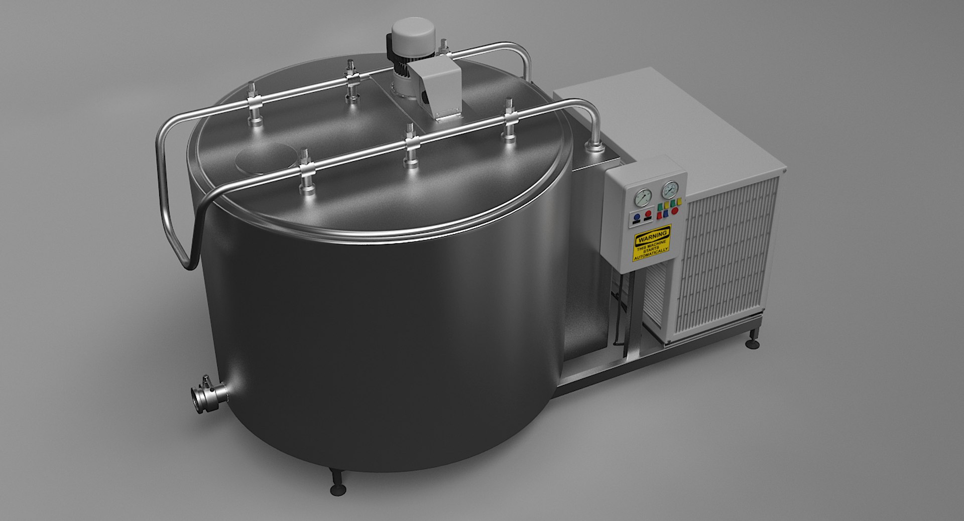 3d Cooling Tank Model