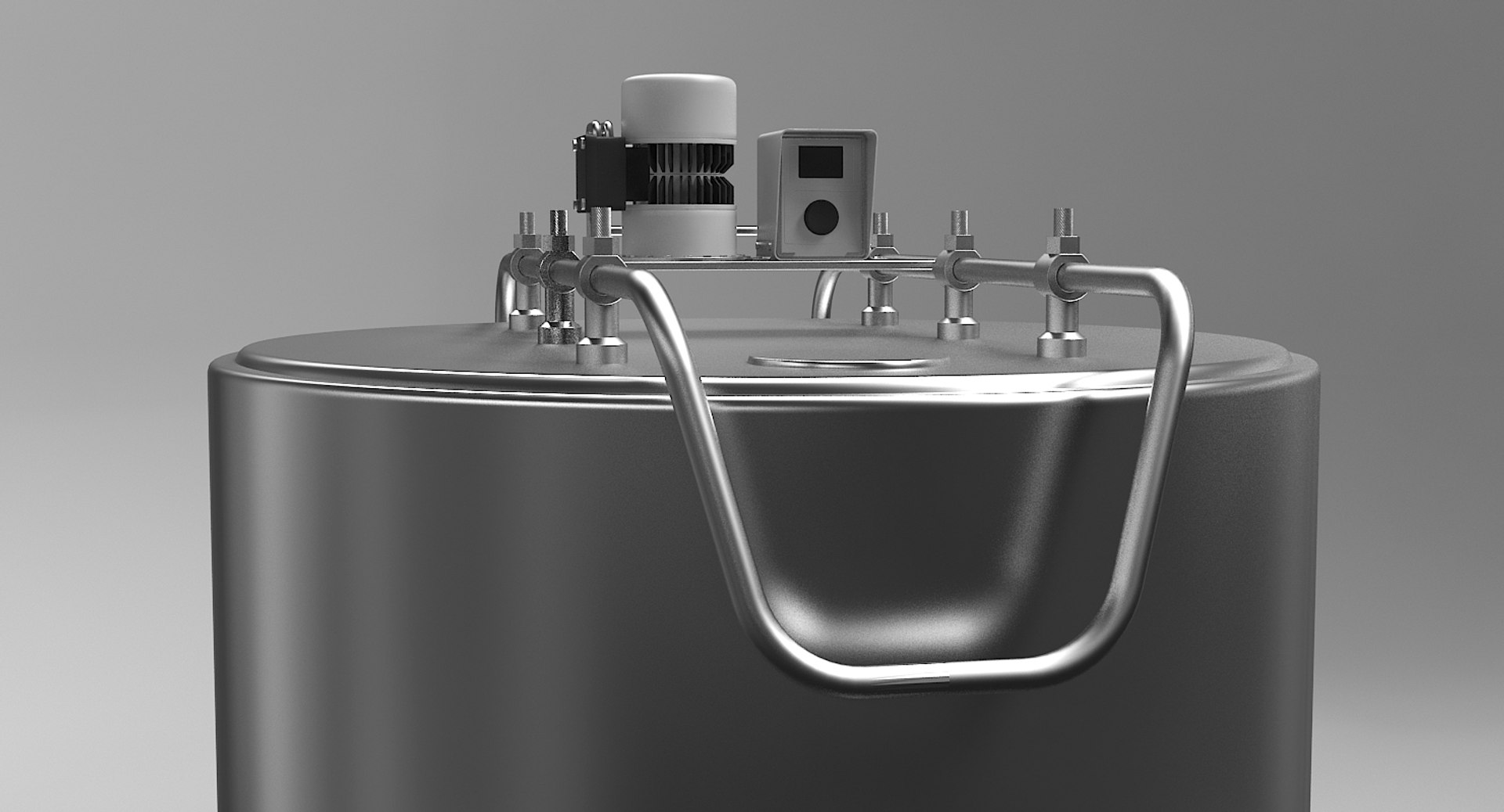 3d Cooling Tank Model