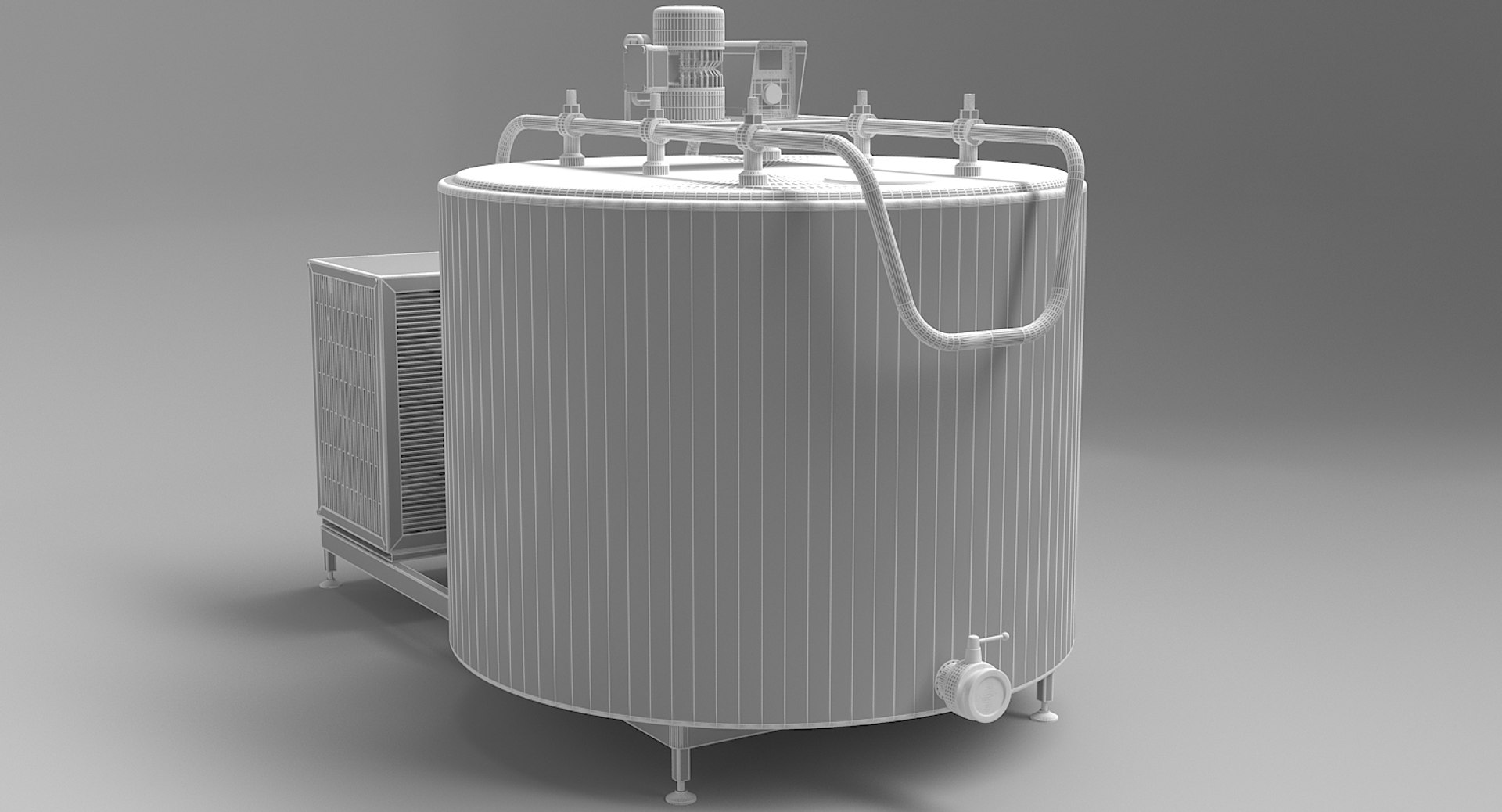3d Cooling Tank Model