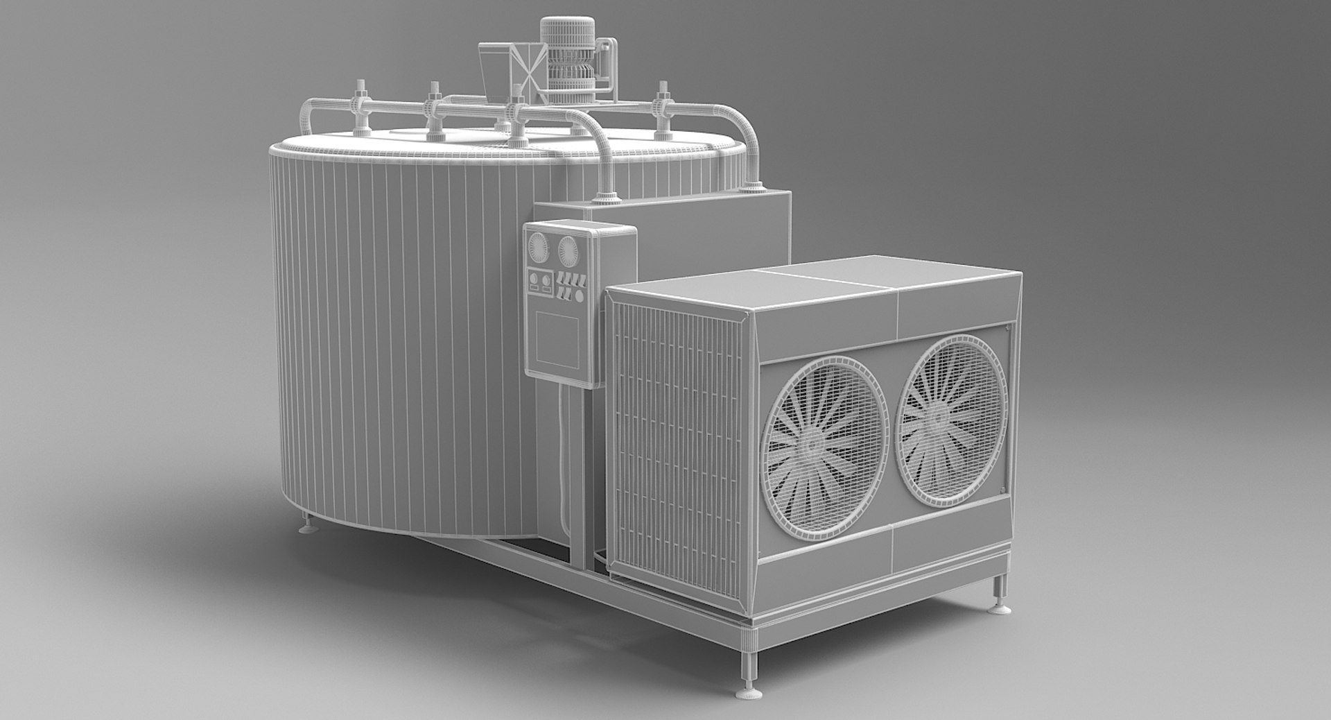 3d Cooling Tank Model