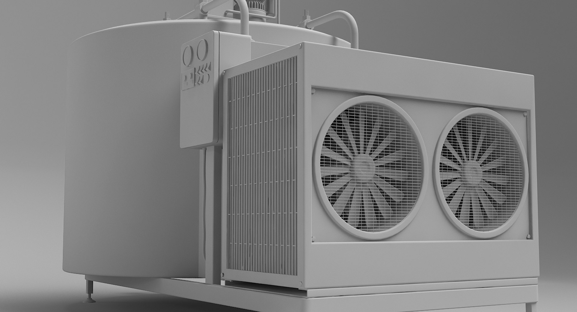 3d Cooling Tank Model