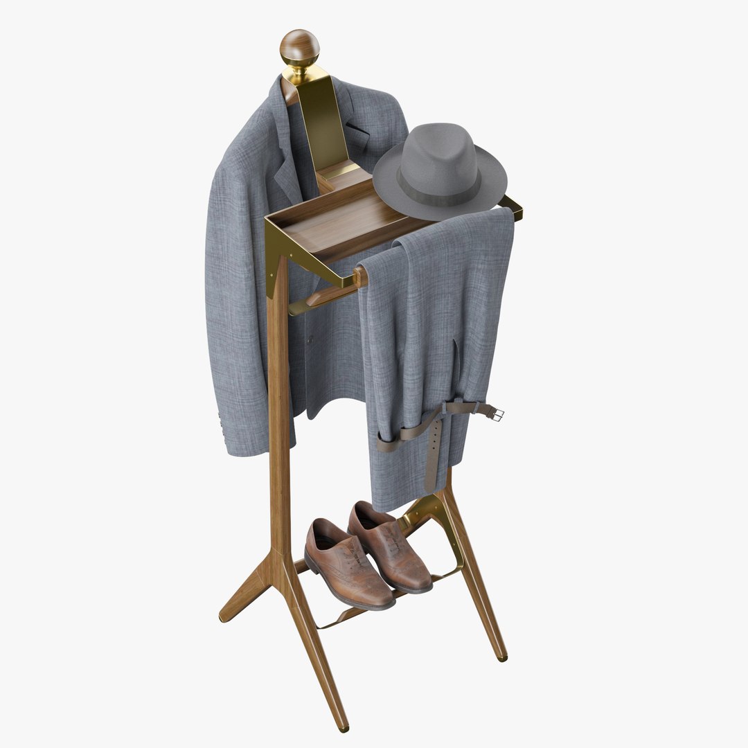 Classical Valet Stand 3D Model - TurboSquid 1377480