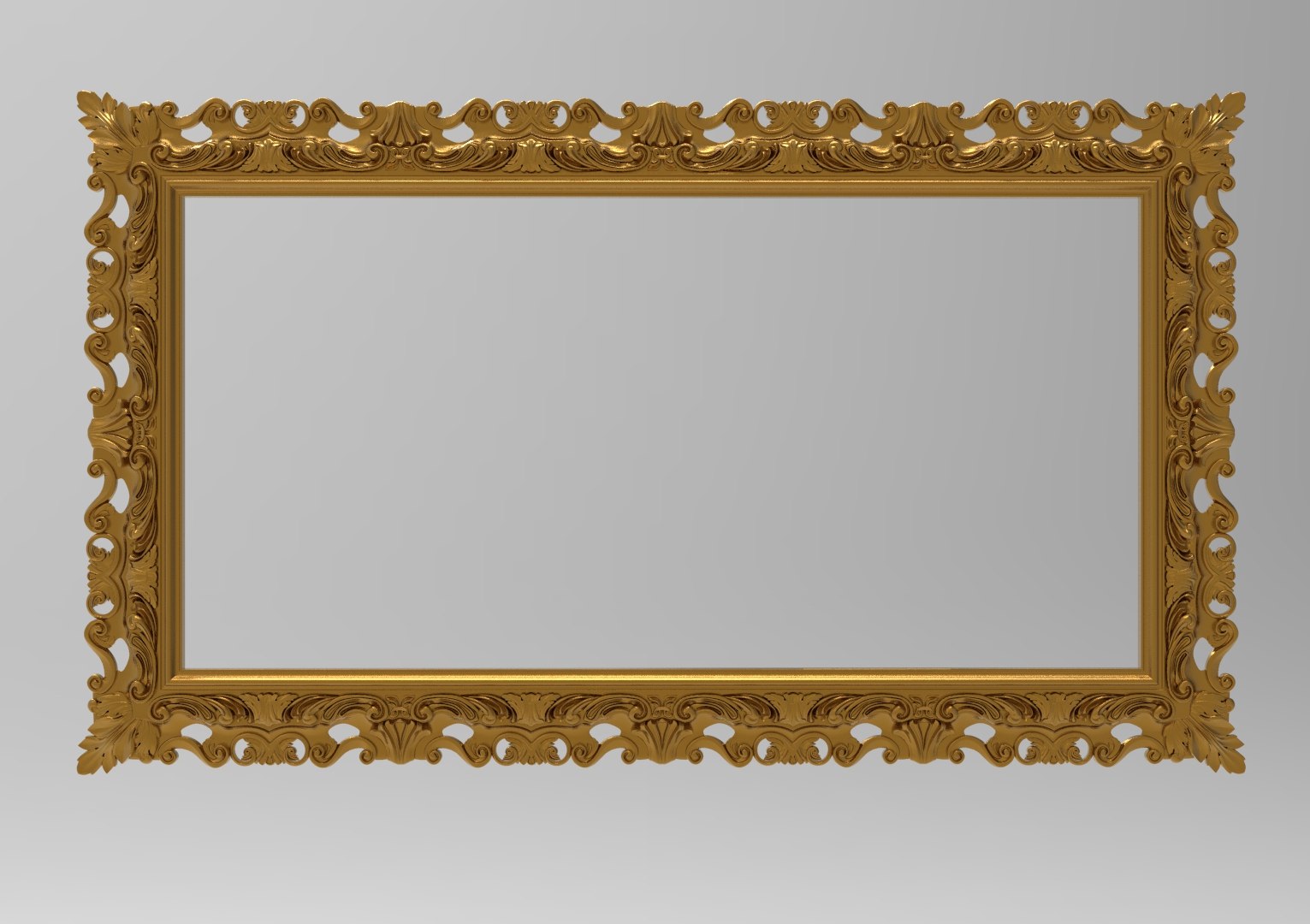 3D Frame Acanthus Leaf - TurboSquid 1353567