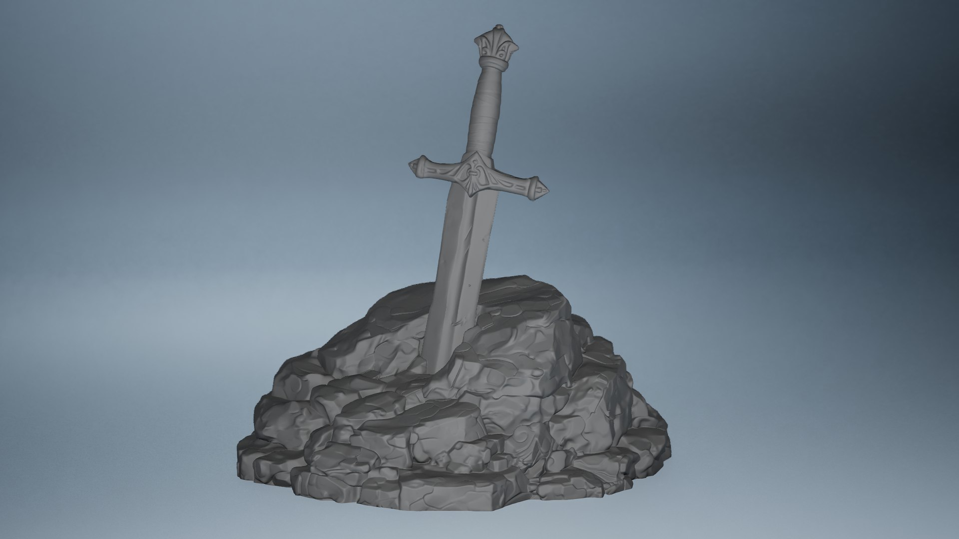 3D Excalibur Statue - STL File For 3D Printing - TurboSquid 2546176