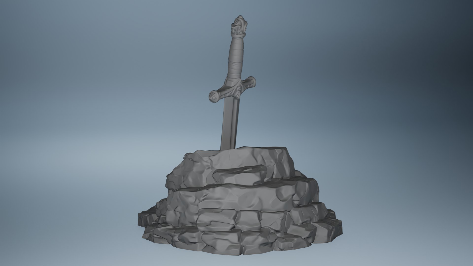 3D Excalibur Statue - STL File For 3D Printing - TurboSquid 2546176