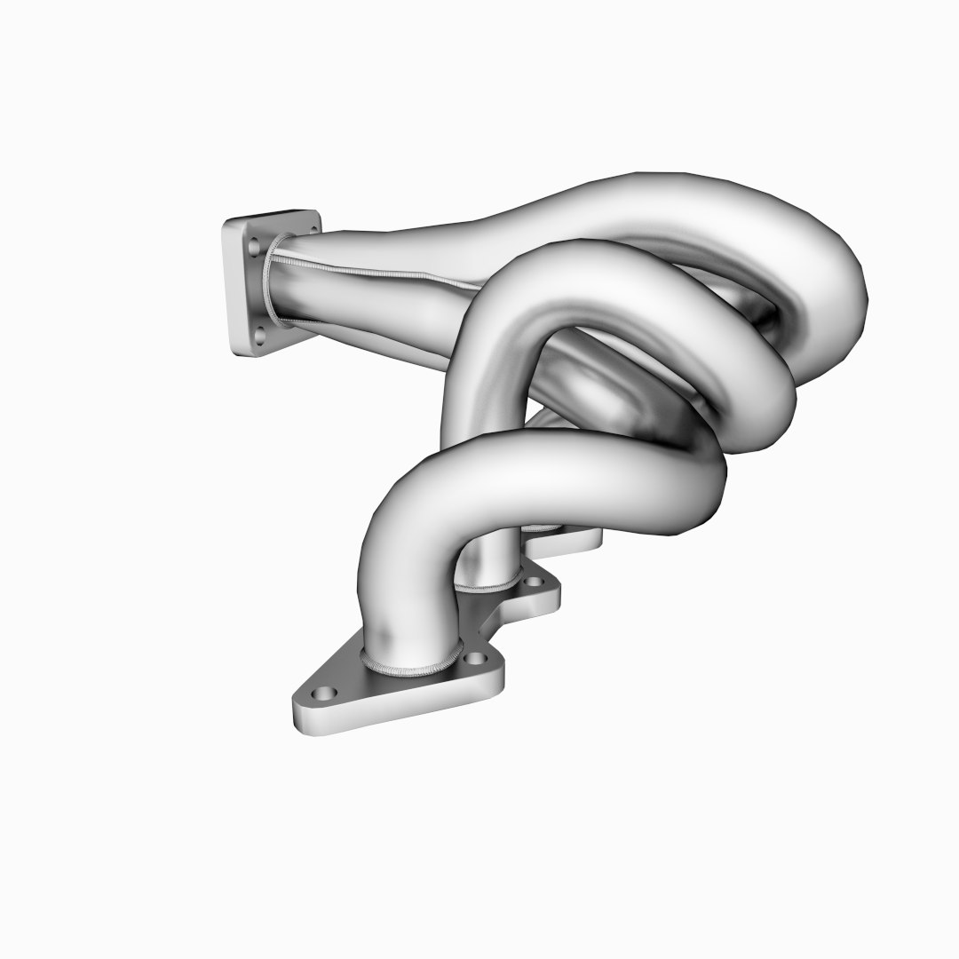 Exhaust Manifold 3d Obj