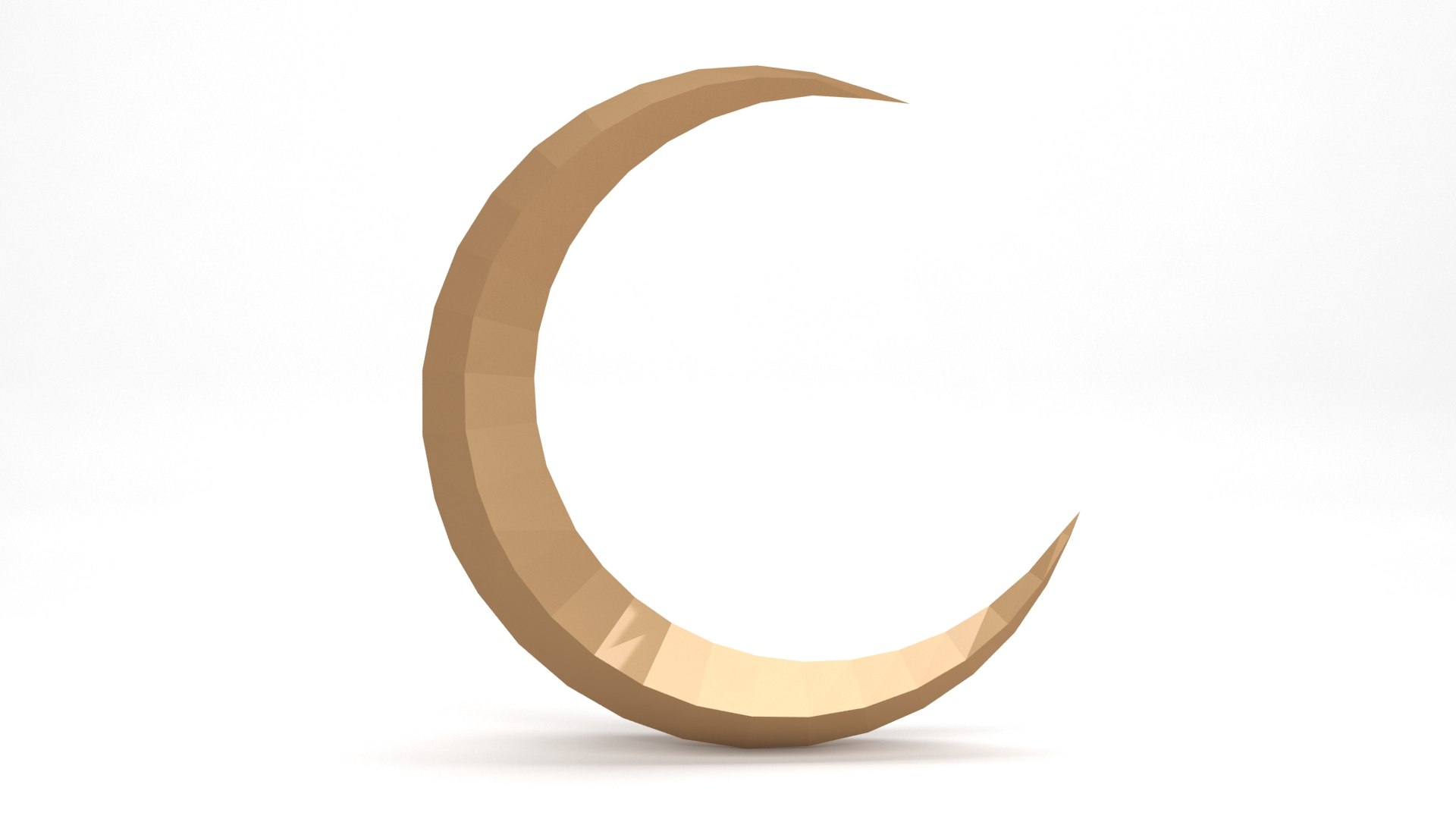 3D Crescent V1 model - TurboSquid 1784478