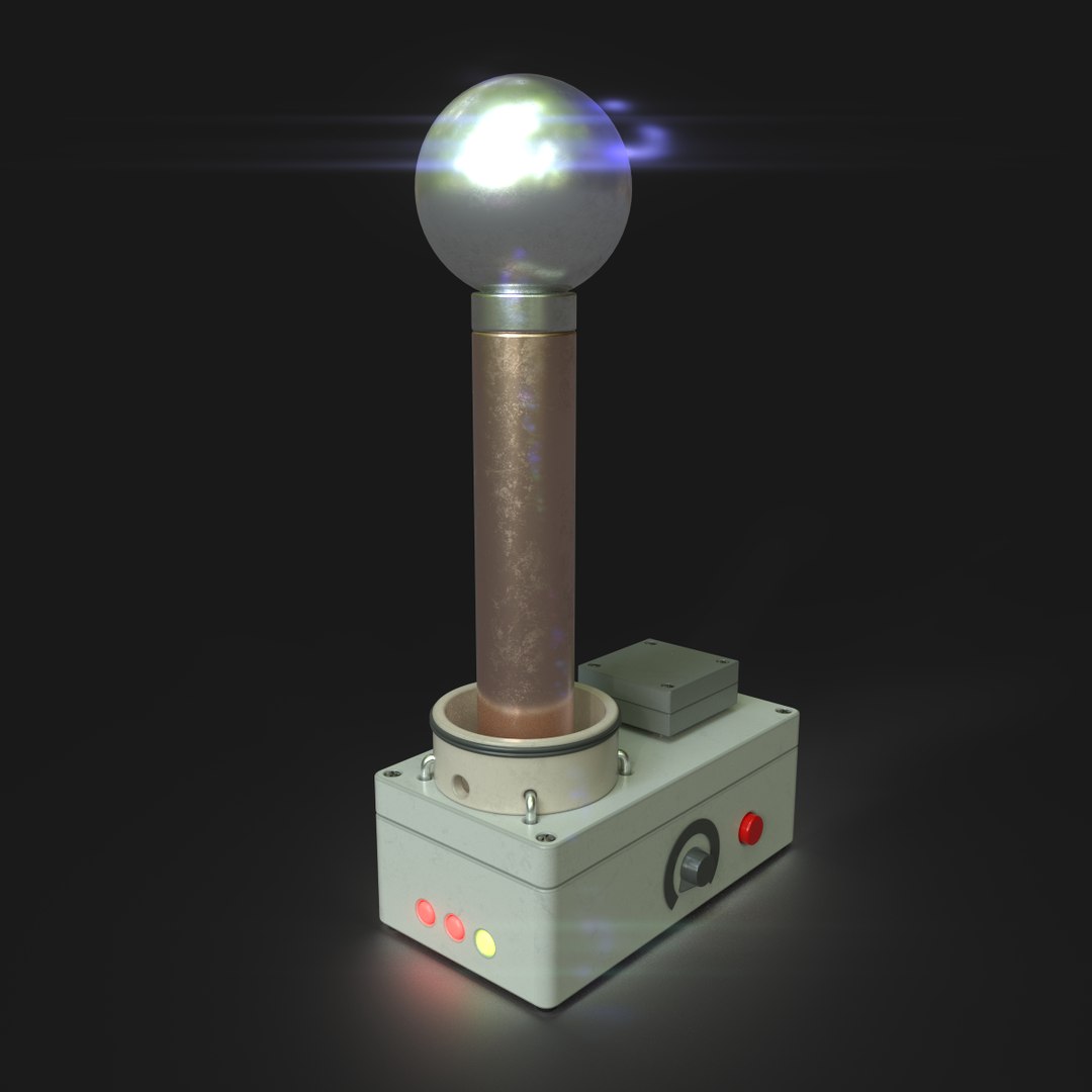 3D Tesla Coil Model - TurboSquid 1458990