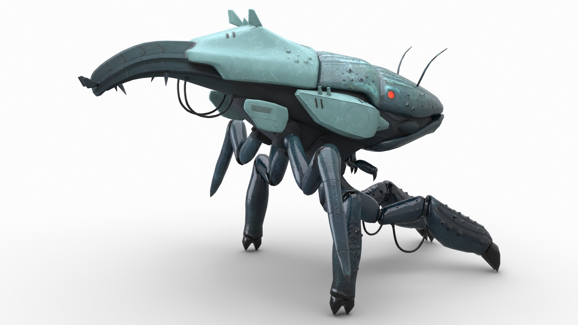 3D Model 3D Alien Mech - TurboSquid 1941725