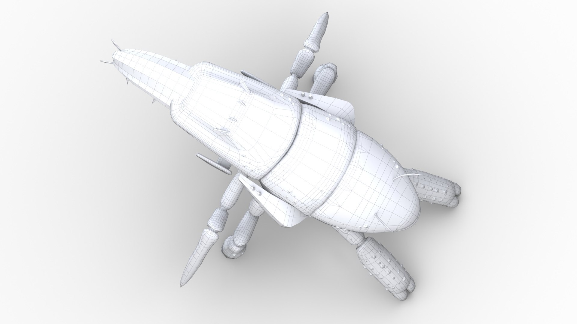 3D Model 3D Alien Mech - TurboSquid 1941725