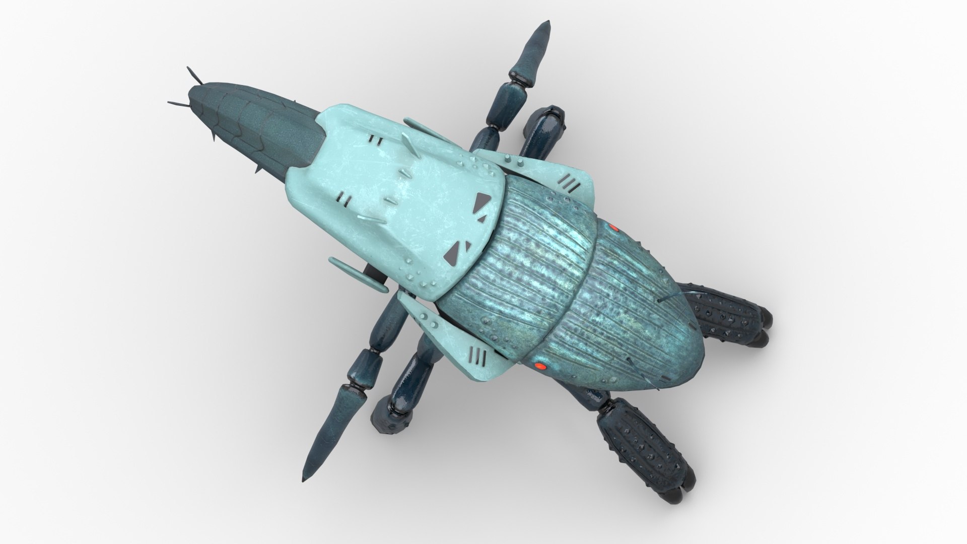 3D Model 3D Alien Mech - TurboSquid 1941725