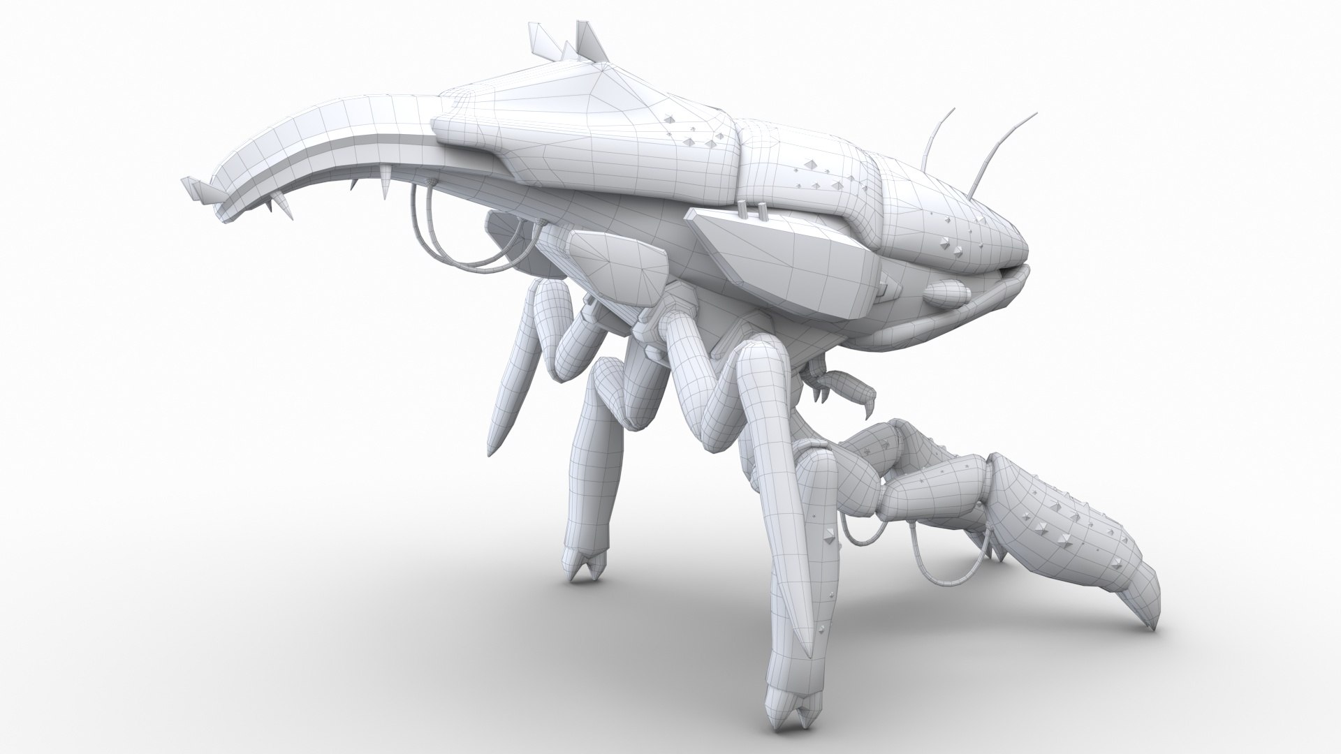 3D Model 3D Alien Mech - TurboSquid 1941725