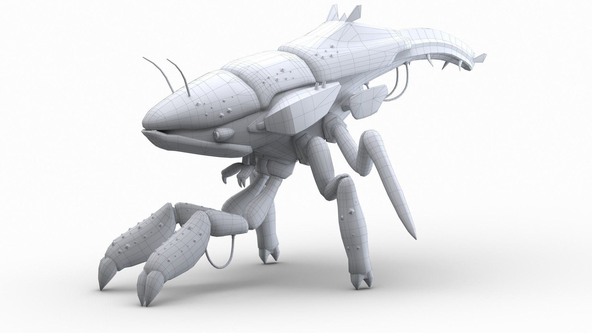 3D Model 3D Alien Mech - TurboSquid 1941725