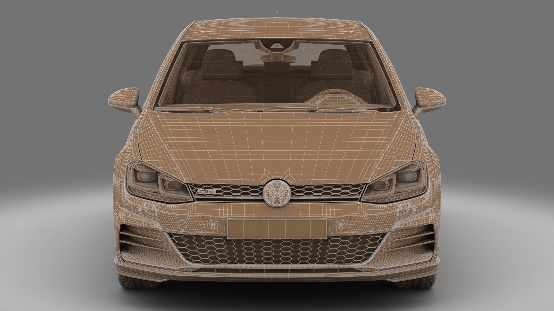 3D Volkswagen Golf 7 GTI 2017 - TurboSquid 1849206