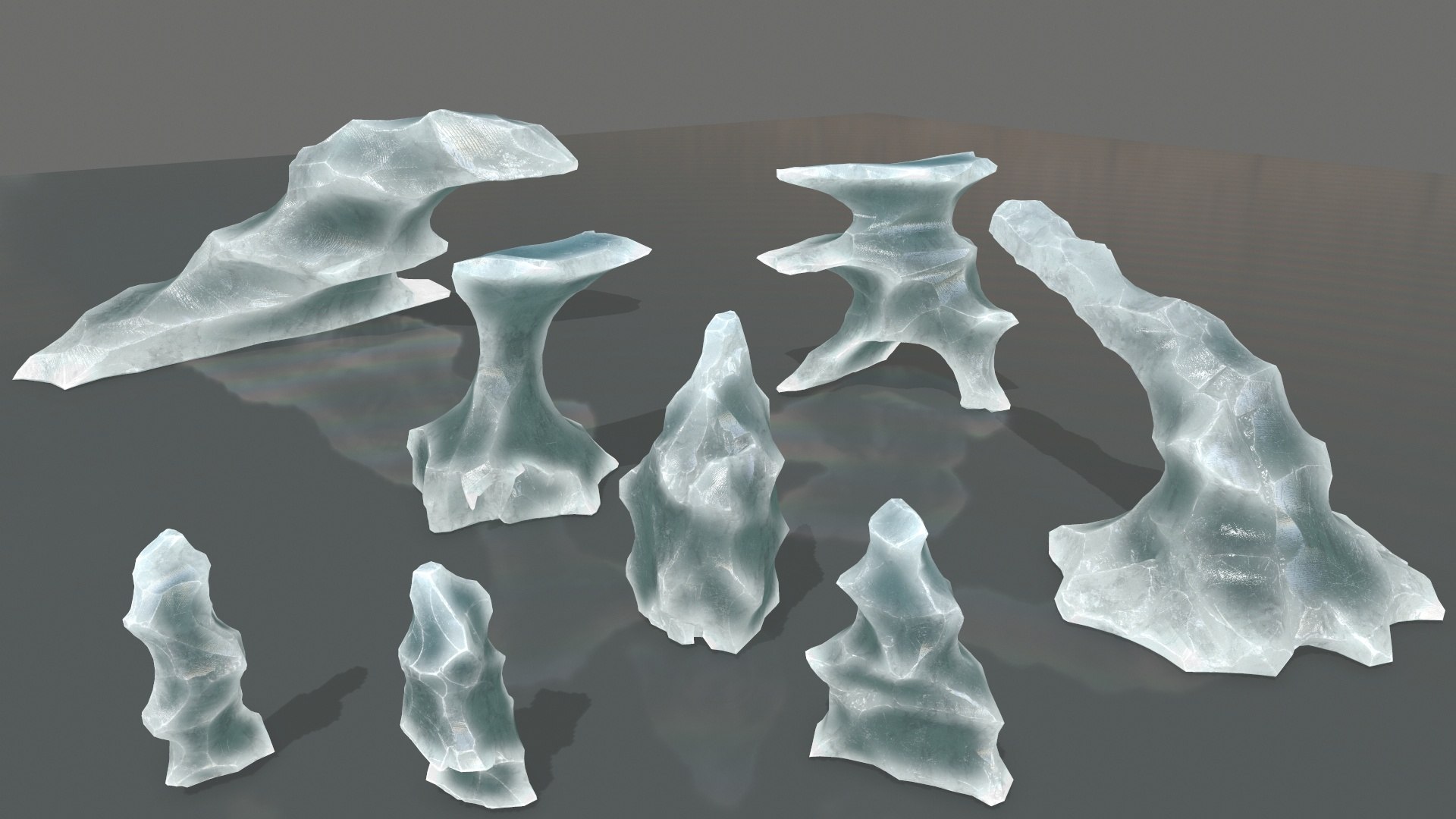 3D Ice Iceberg Model - TurboSquid 1397614