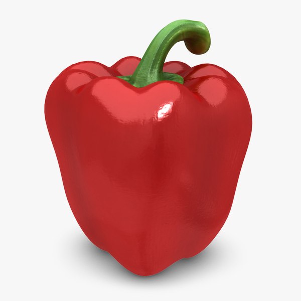 3ds max realistic pepper red