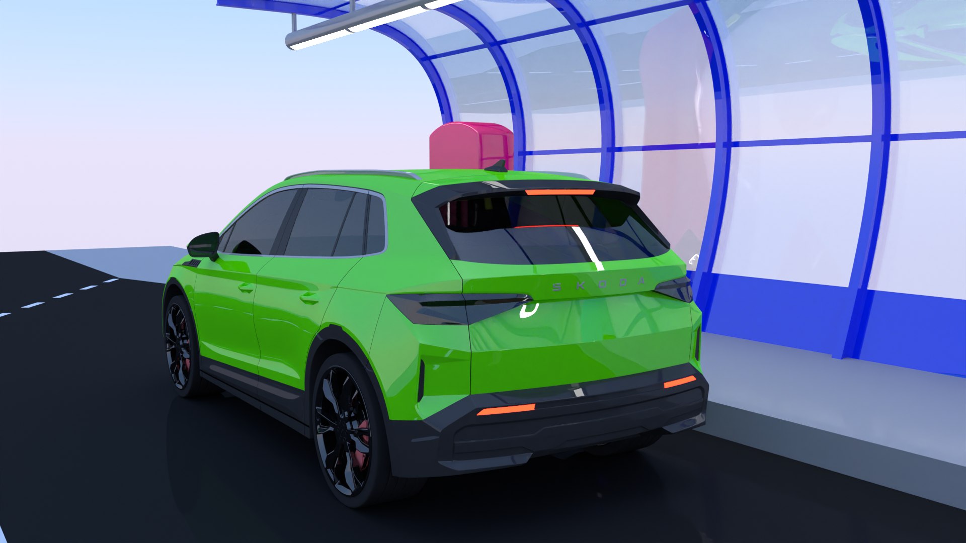 Charger With Elroq And ST1 Van 3D - TurboSquid 2344539