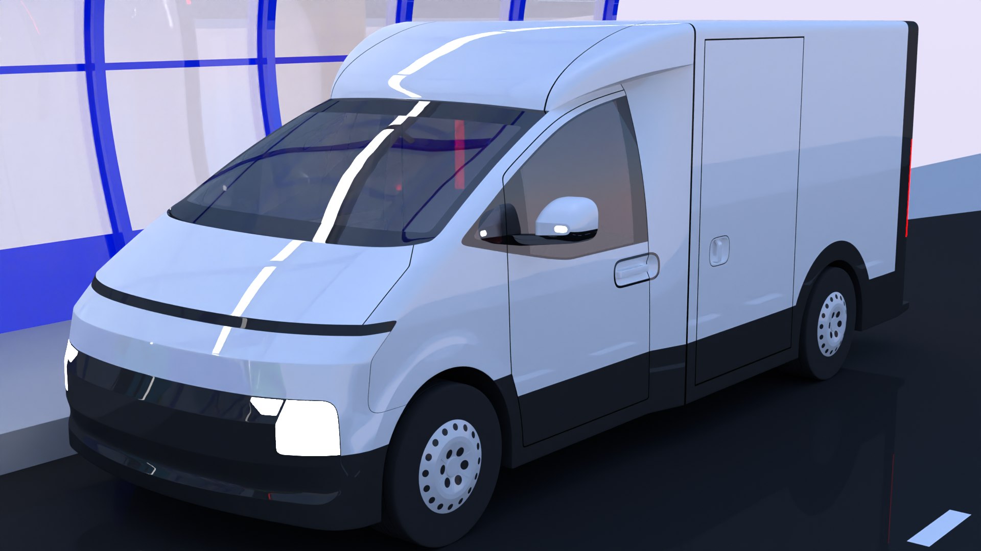 Charger With Elroq And ST1 Van 3D - TurboSquid 2344539