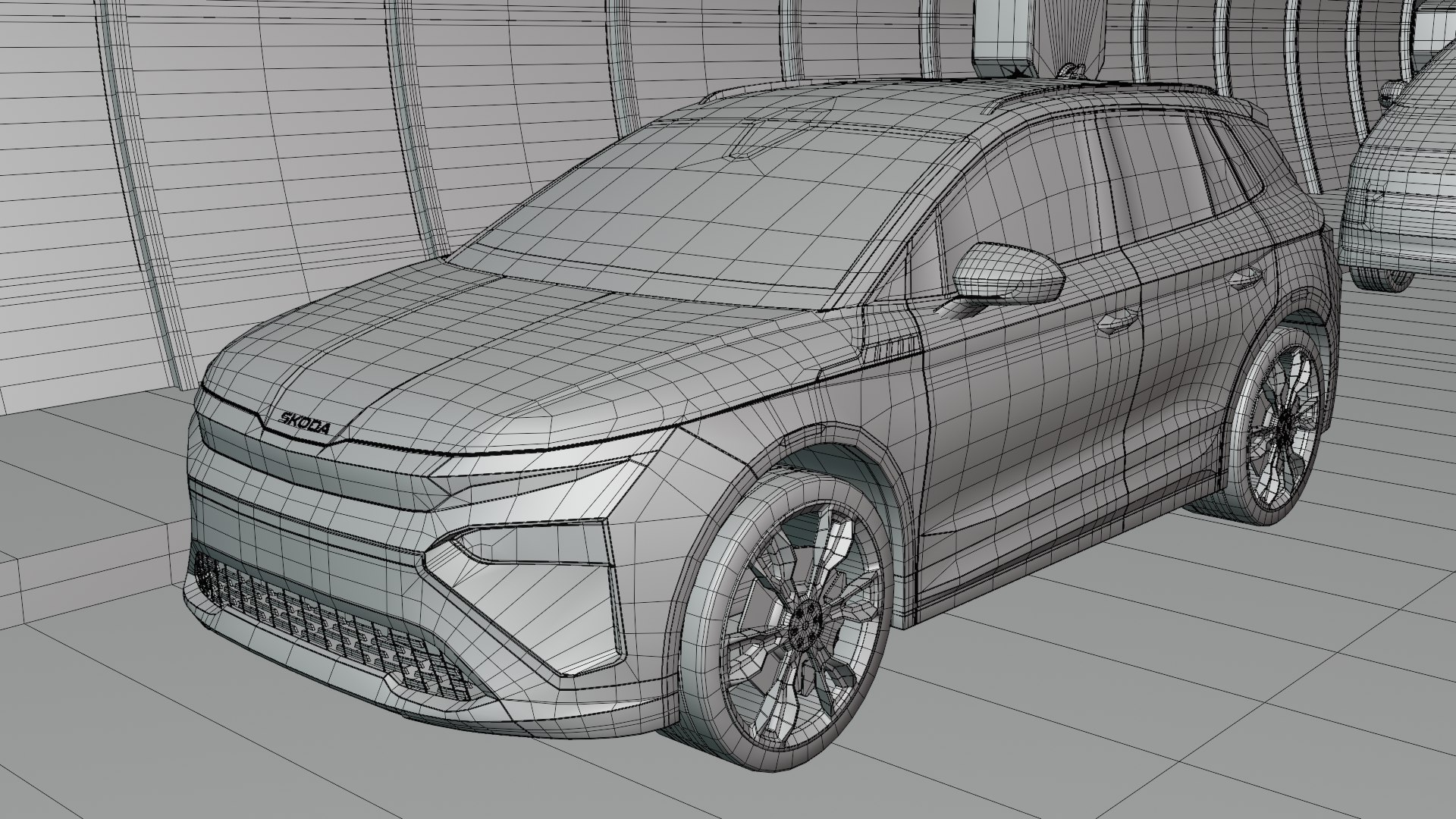 Charger With Elroq And ST1 Van 3D - TurboSquid 2344539