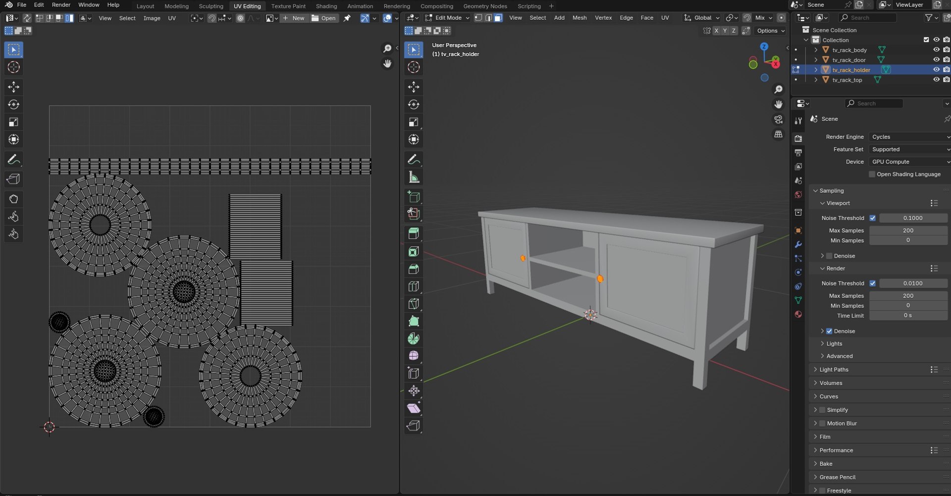 TV Rack N2 Model - TurboSquid 2412883