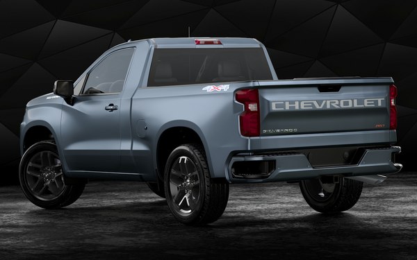 modelo 3d Chevrolet Silverado Regular RST 2019 - TurboSquid 1419946