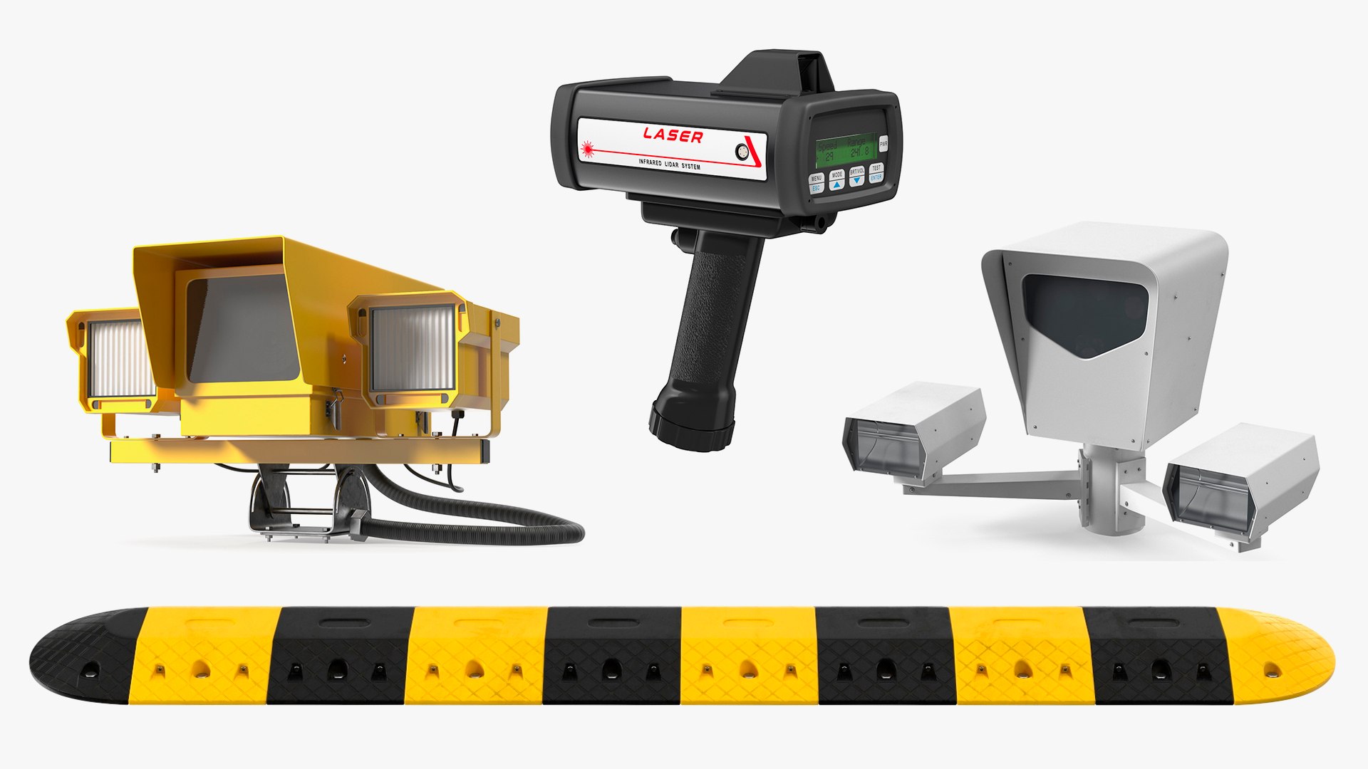 3D Traffic Speed Control Tools Collection - TurboSquid 1783668