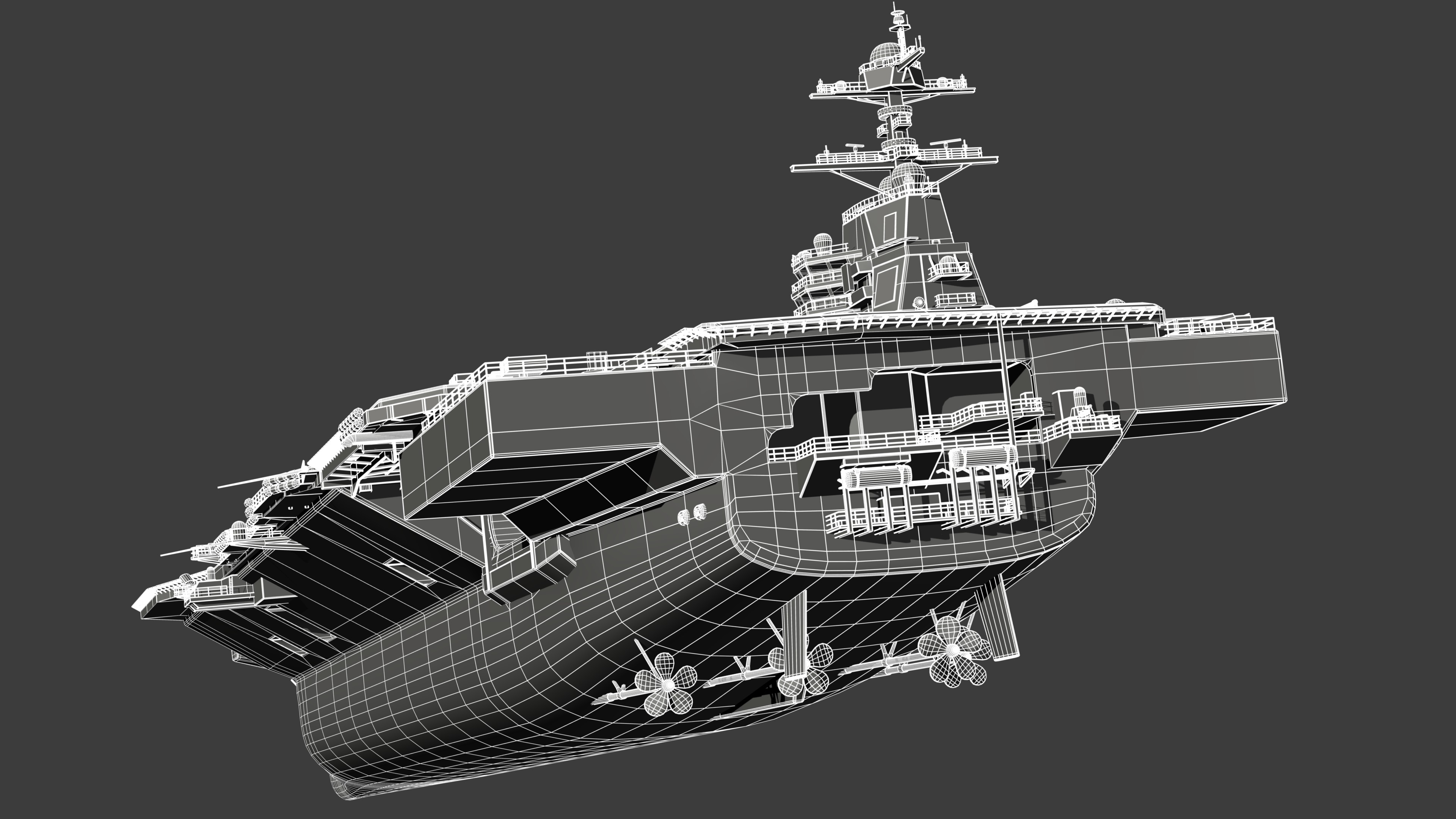 3D model USS Gerald Ford CVN78 - TurboSquid 1884216