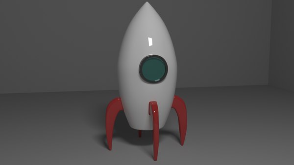 Rocket ship 3D model - TurboSquid 1669566