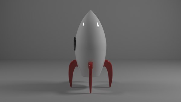 Rocket ship 3D model - TurboSquid 1669566