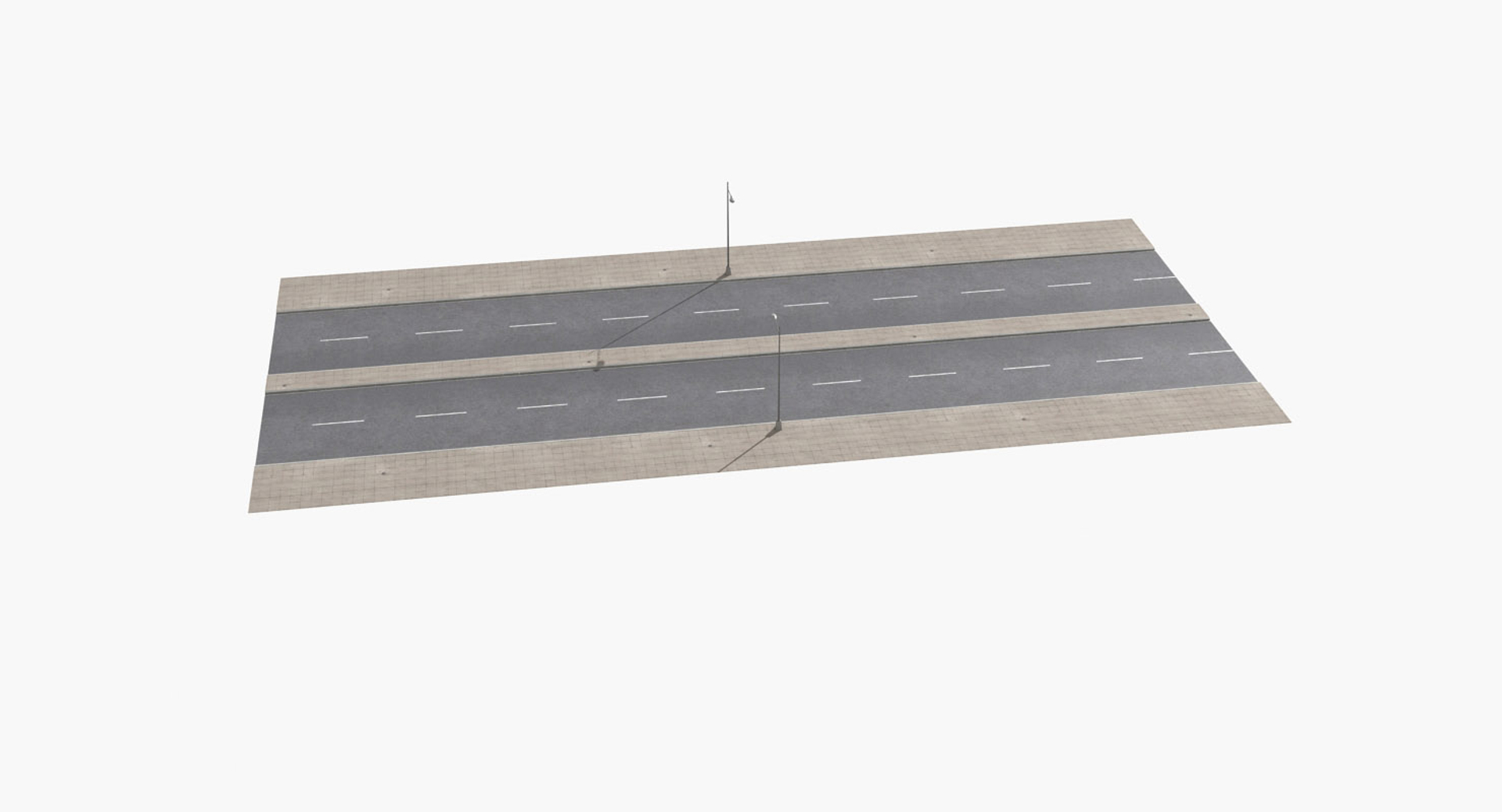 Highway Road Street Lamps Model - TurboSquid 1167691