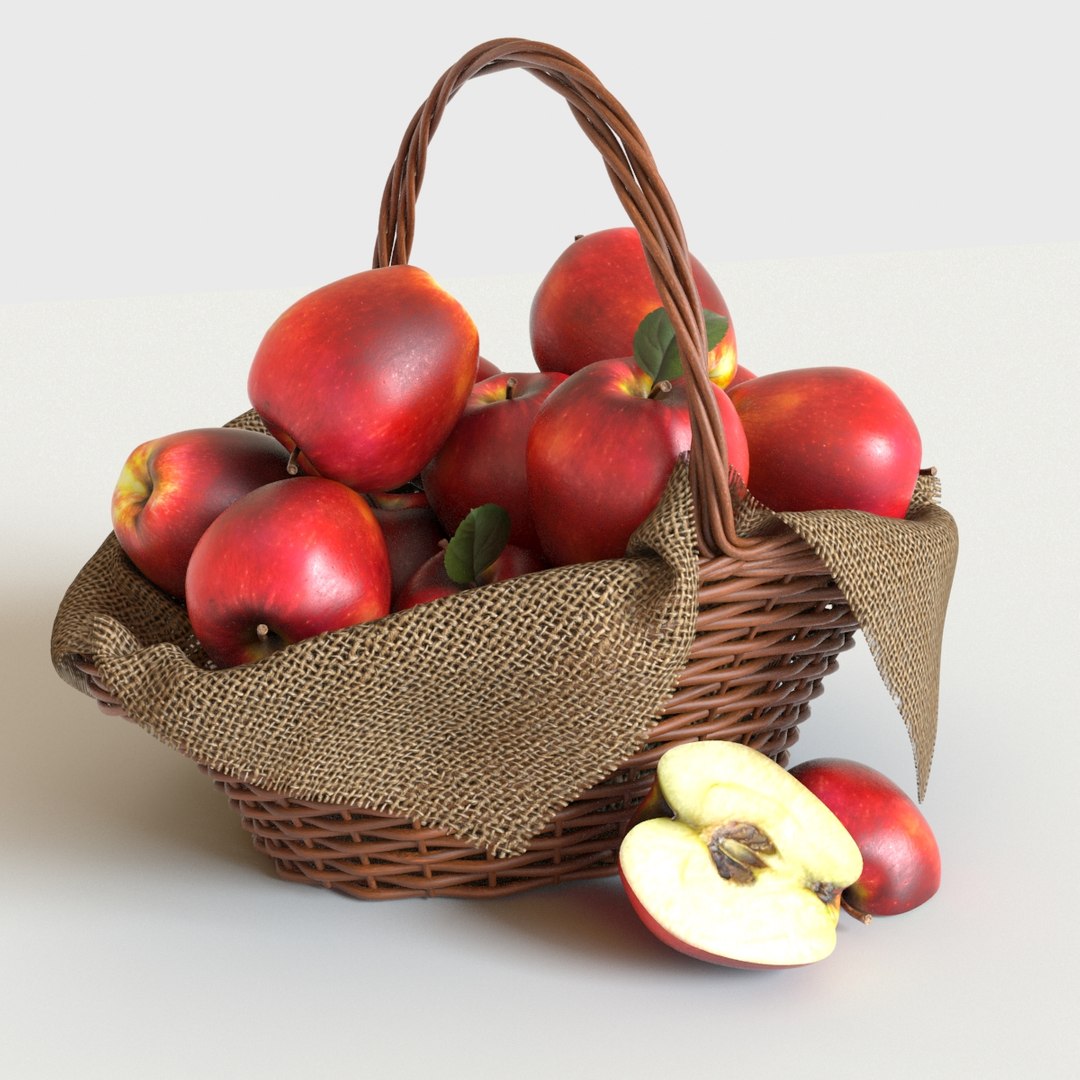 3d basket fabric model