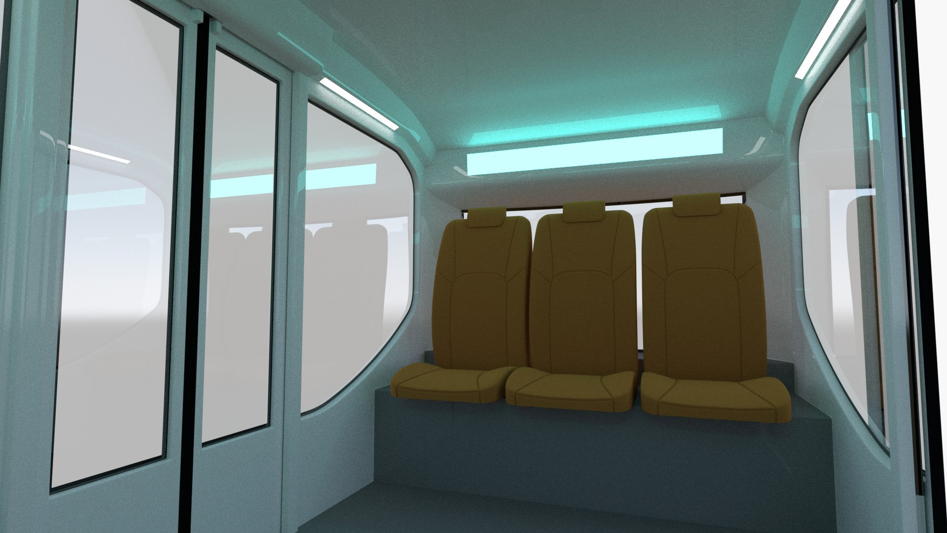 3D Shuttle Buses III Model - TurboSquid 2398333