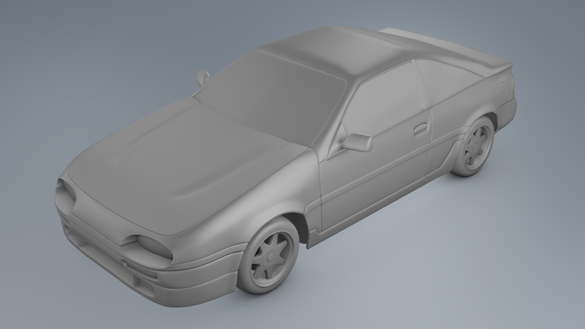 Nissan NX 1990 3D model - TurboSquid 1747699