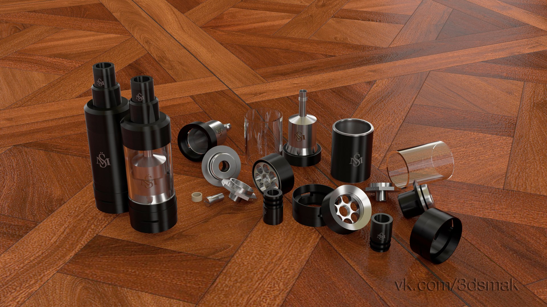 3 Kayfun V5 3D Model - TurboSquid 1283996