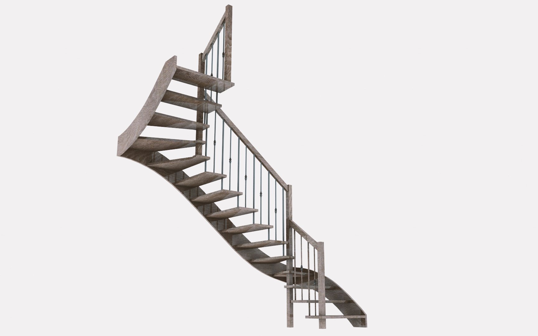 Cinema4d Interior Stairs