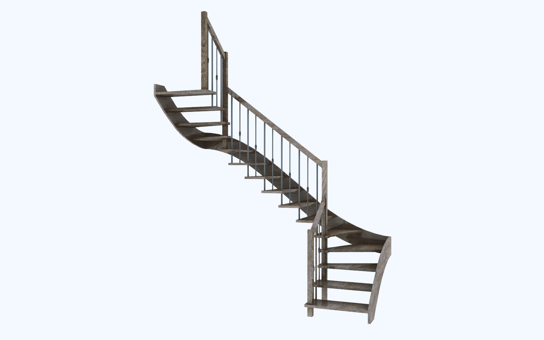 Cinema4d Interior Stairs
