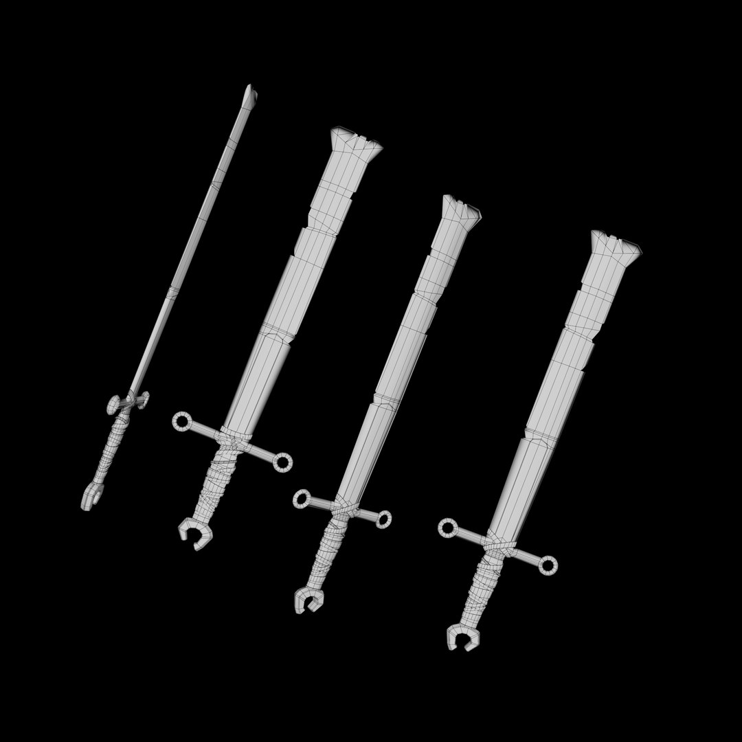 3D Fantasy Sword - TurboSquid 1952143