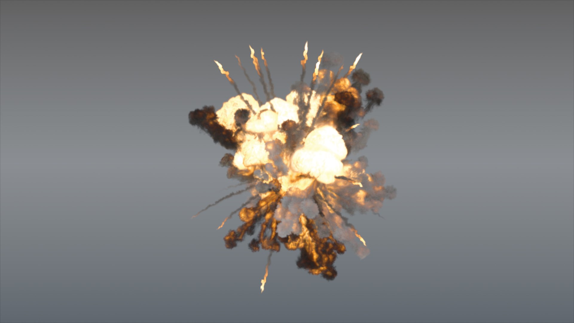 Aerial Explosion Trails 02 - Vdb 3D Model - TurboSquid 2234300