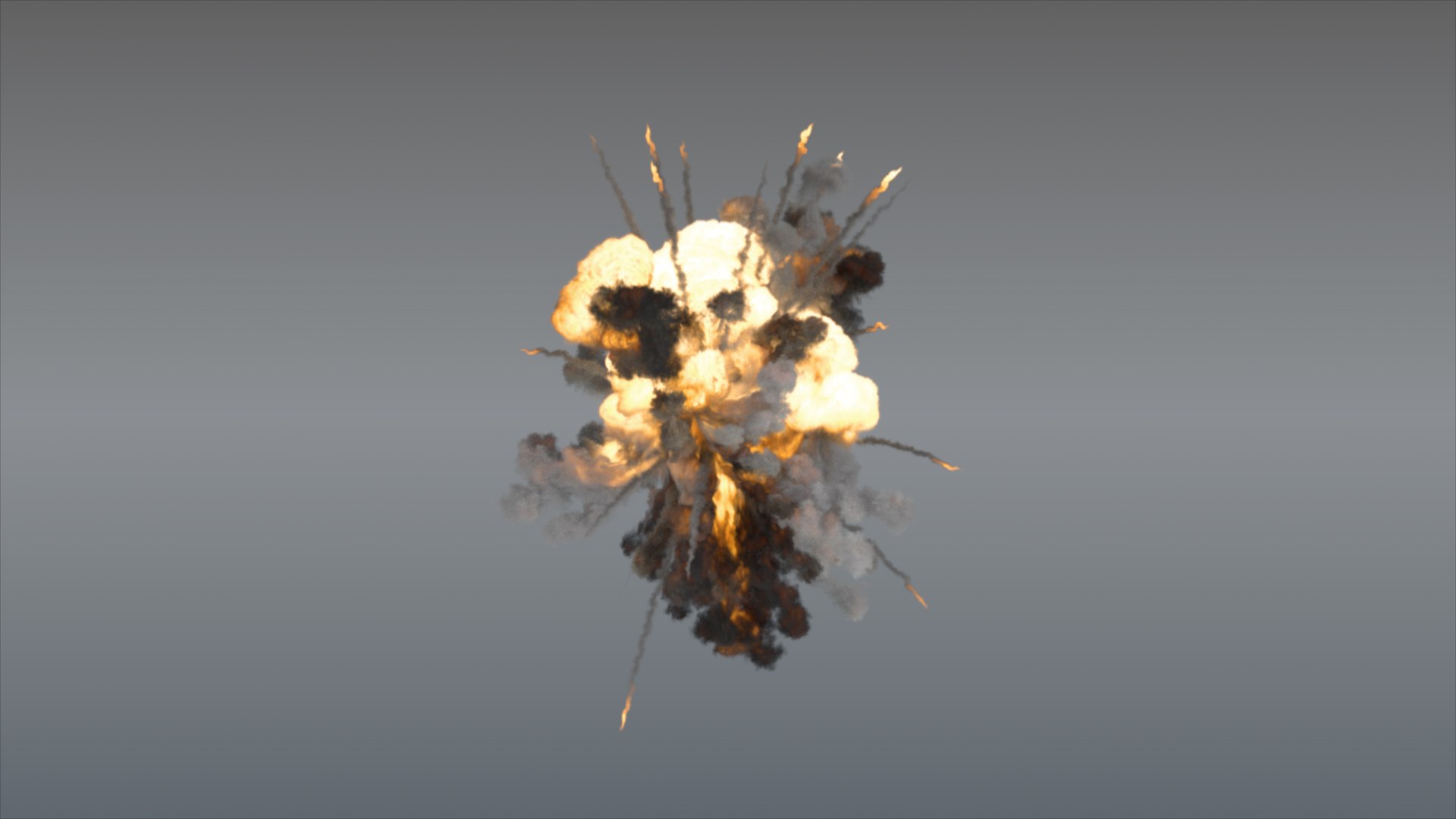 Aerial Explosion Trails 02 - Vdb 3D Model - TurboSquid 2234300