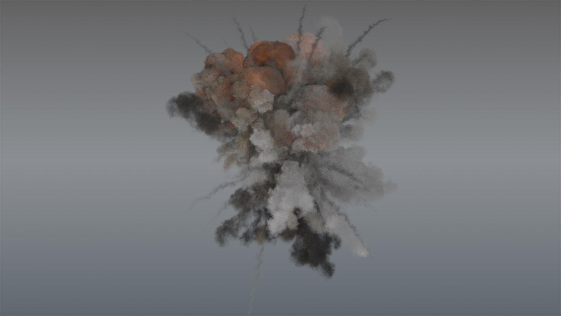 Aerial Explosion Trails 02 - Vdb 3D Model - TurboSquid 2234300