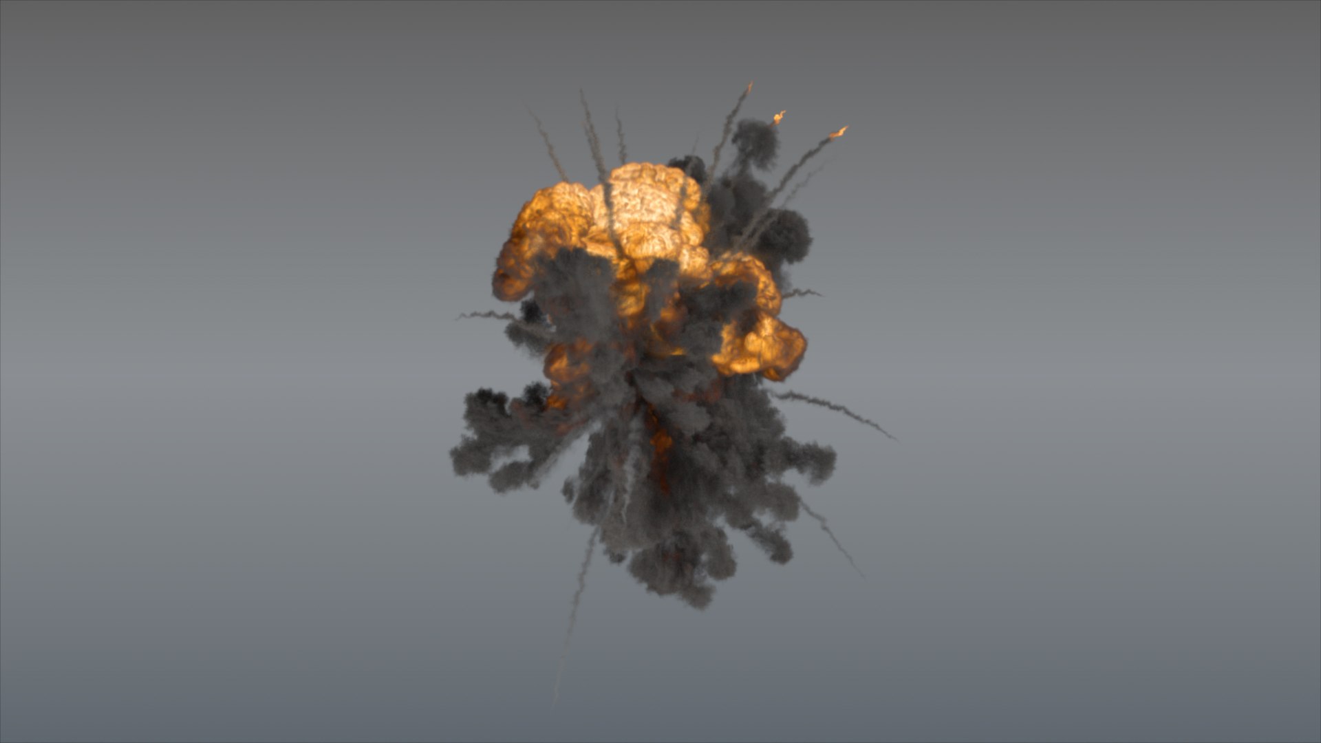 Aerial Explosion Trails 02 - Vdb 3D Model - TurboSquid 2234300