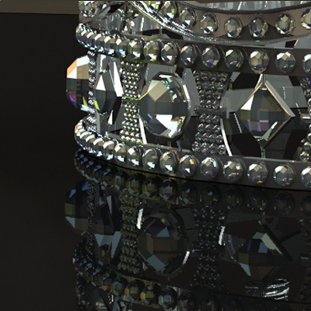 3d Diamond Crown