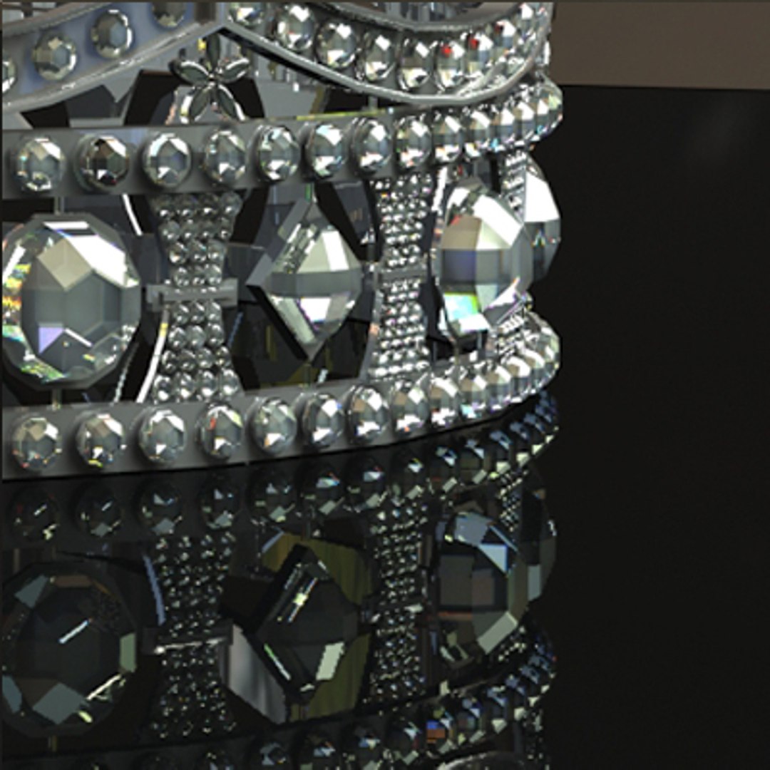 3d Diamond Crown