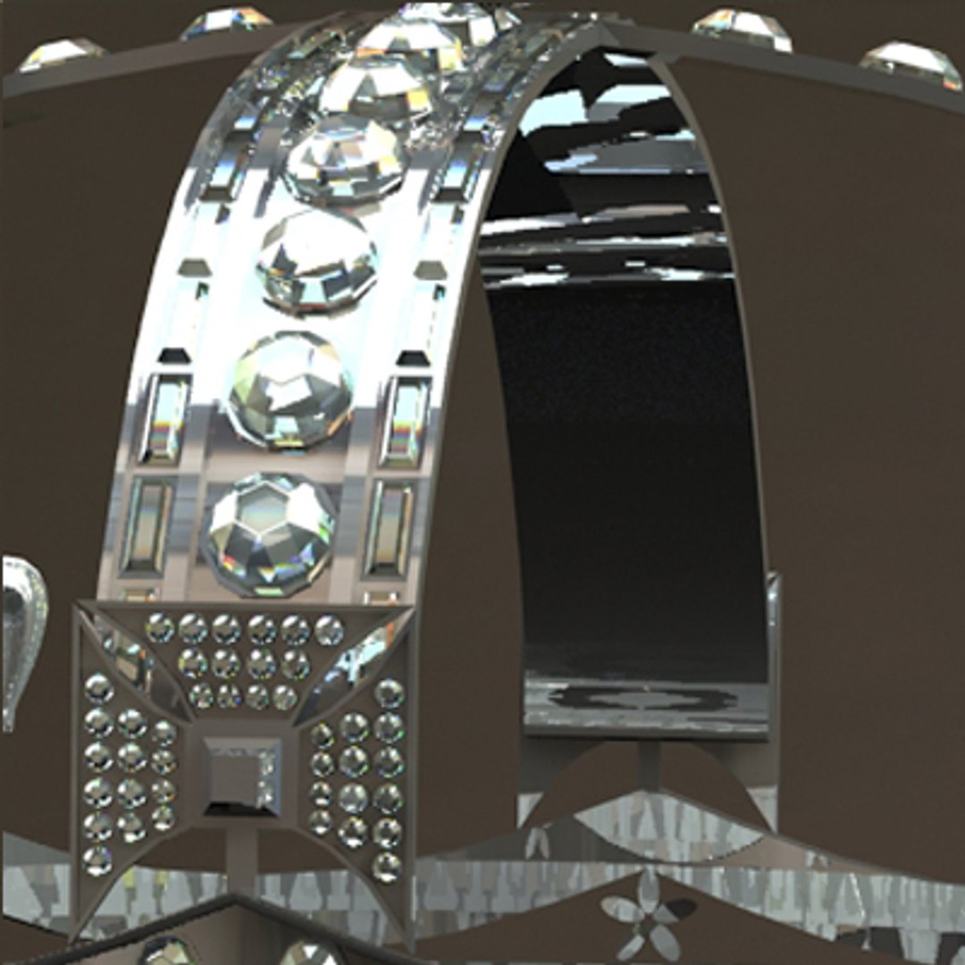 3d Diamond Crown