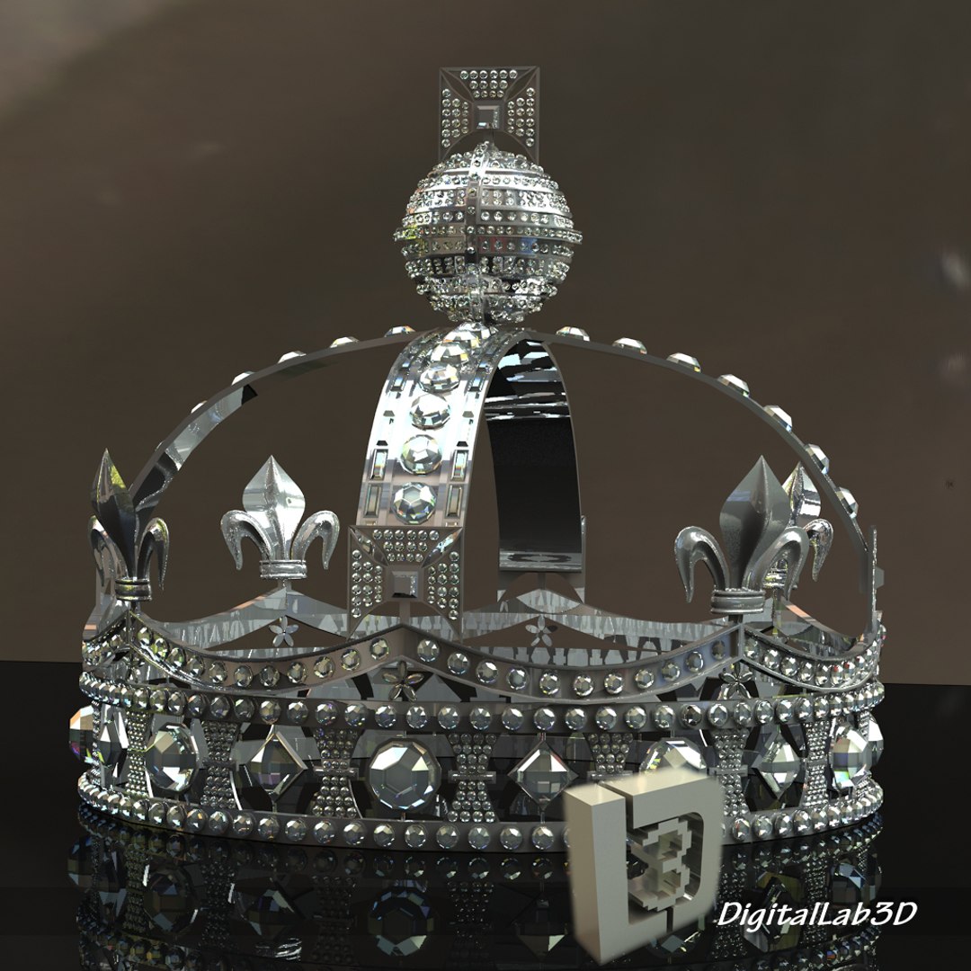 3d Diamond Crown