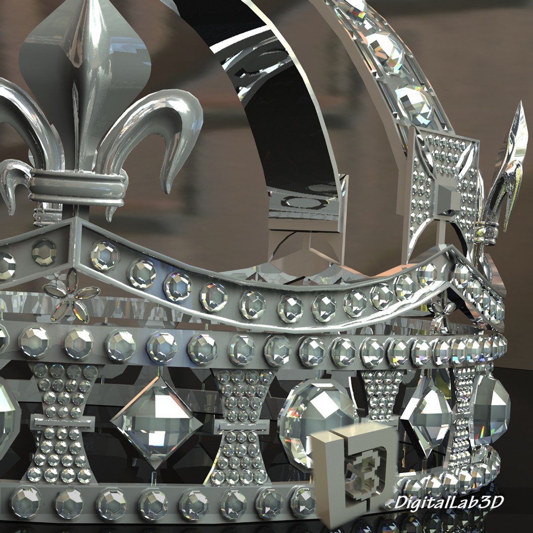 3d Diamond Crown
