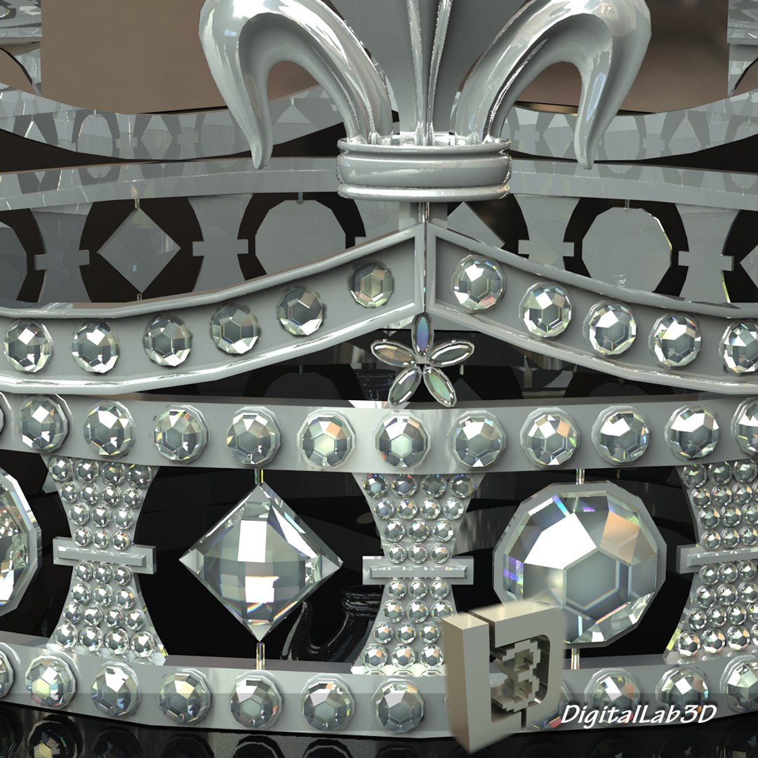 3d Diamond Crown