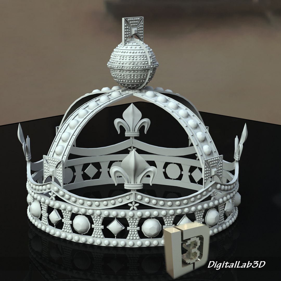 3d Diamond Crown