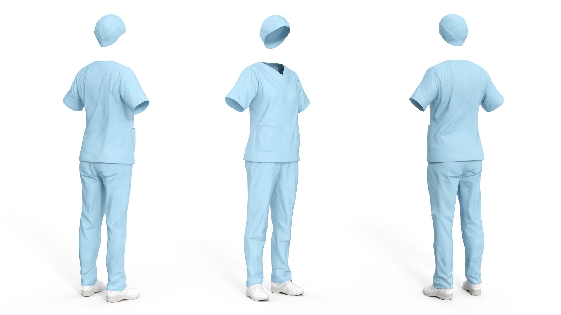 Healthcare Professional Scrubs Uniform 3D - TurboSquid 2203517