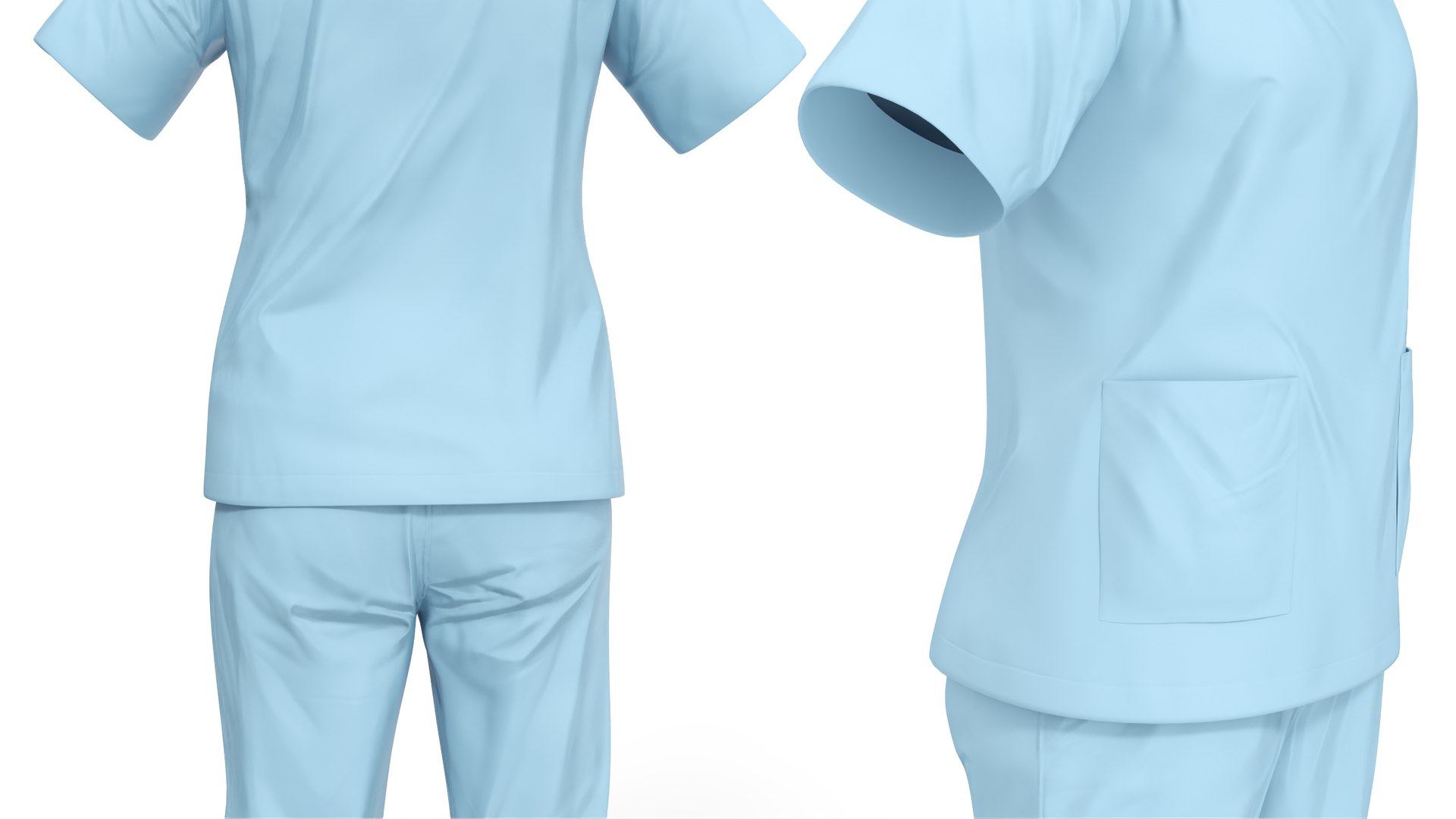 Healthcare Professional Scrubs Uniform 3D - TurboSquid 2203517